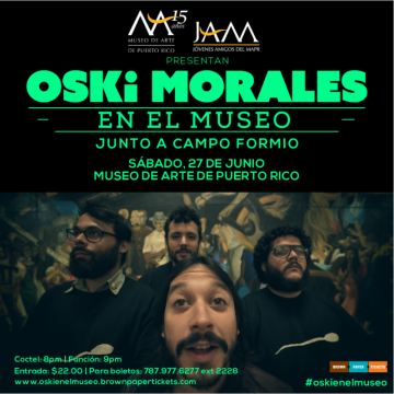 Oski Morales en el Museo junto a Campo Formio | Museo de Arte de Puerto ...